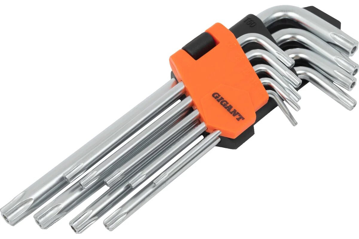 Gigant Набор ключей TORX 9 шт GTK-9профессиональный инструмент для сборки и ремонта