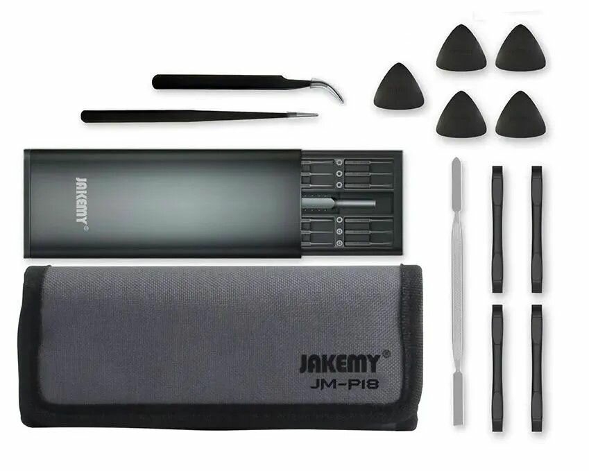 Набор отверток и инструментов 61 в 1 JAKEMY Screwdriver And Tools Kit 61 IN 1 (JM-P18)