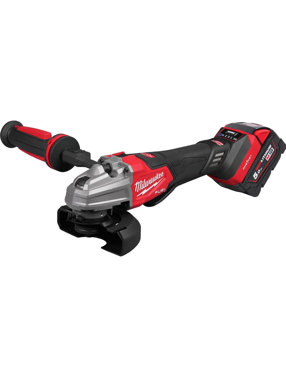 Аккумуляторная угловая шлифмашина Milwaukee M18 FSAGSVO125X-502X FUEL (2 АКБ, ЗУ, кейс)