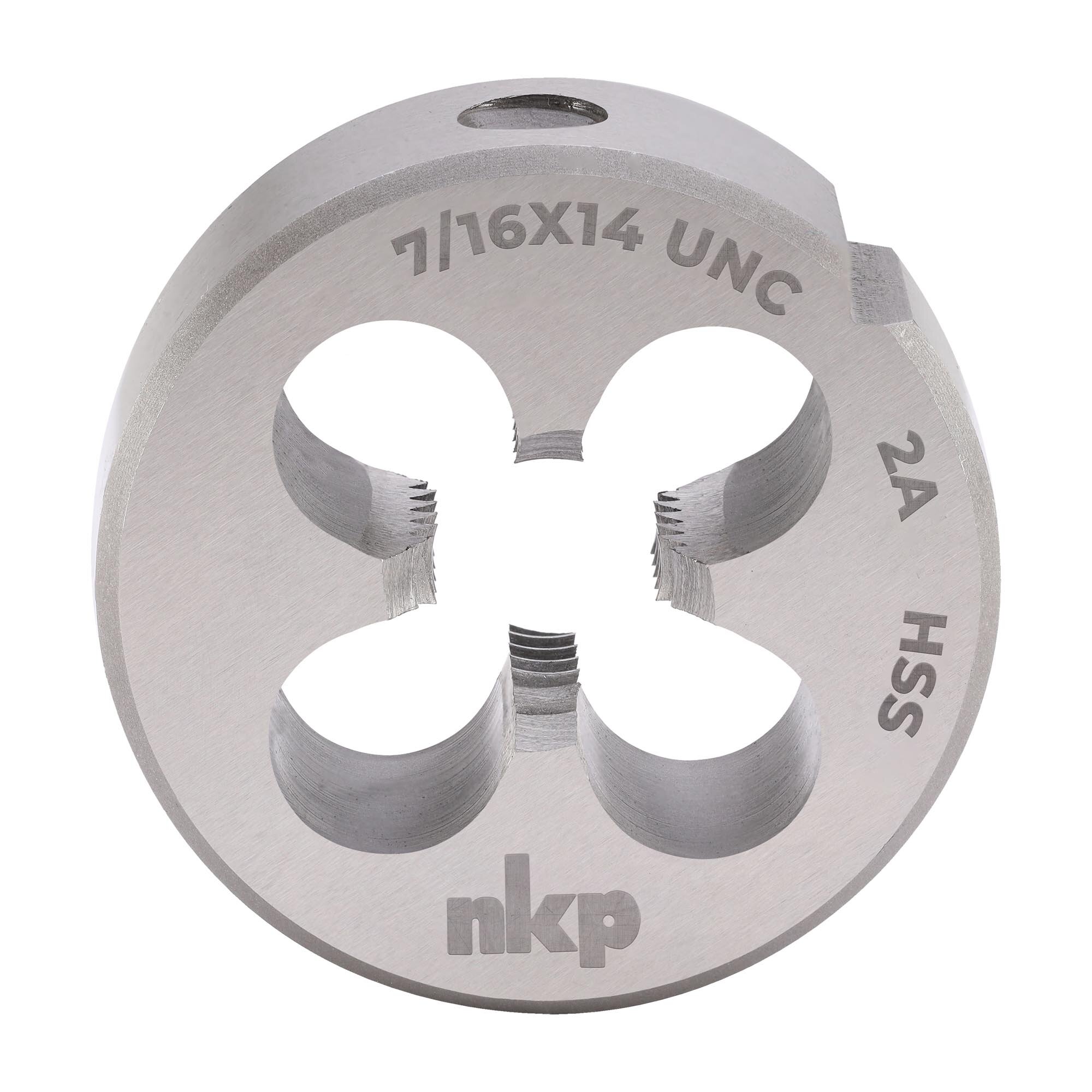 Плашка дюймовая NKP UNC 7/16"-14 HSS DIN22568 30x11мм 245716N