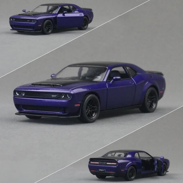 140 Dodge Challenger SRT Hellcat 170 литые игрушечные машинки и модели автомобилей миниатюрные масштабные модели машинок для детей