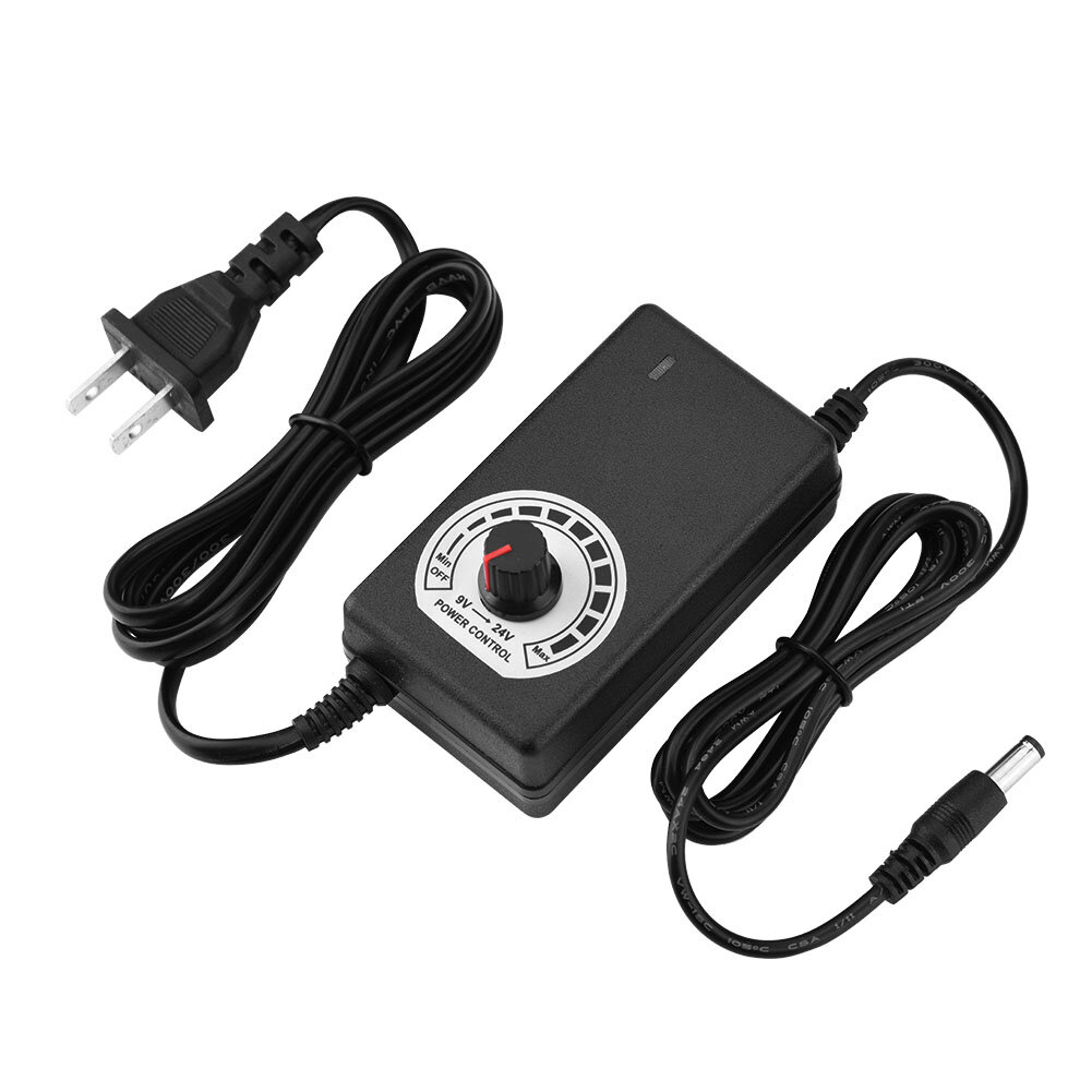 Регулируемый адаптер питания 9 24 В, 1 А с безопасной ШИМ-модуляцией, плавной регулировкой напряжения для универсальной электроники и устройств