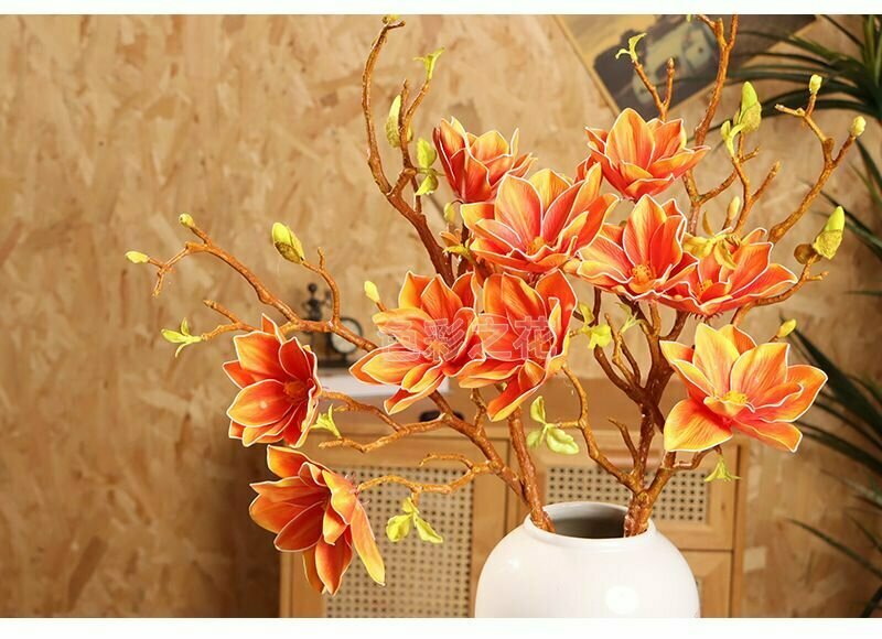 Искусственная магнолия ветки для декора