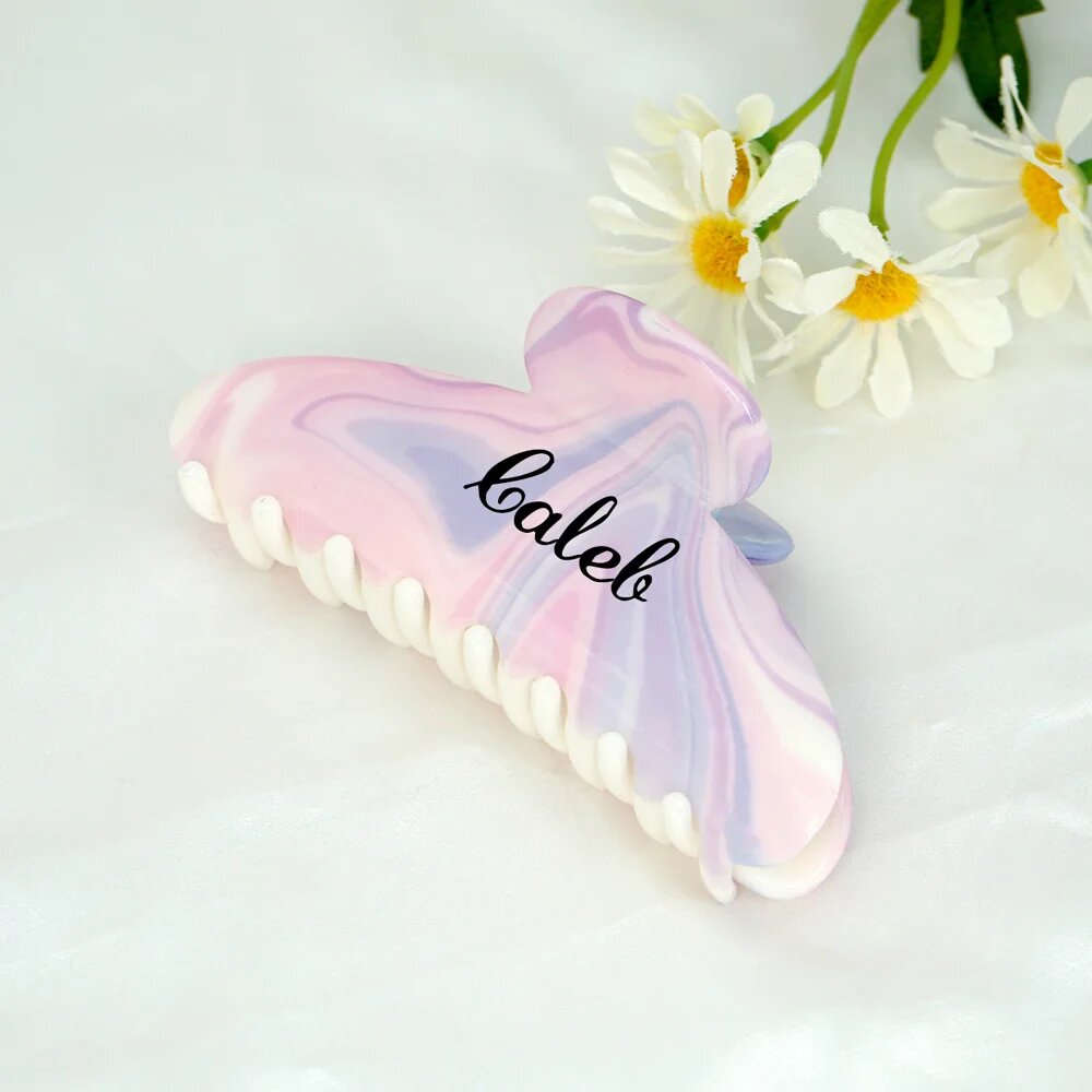 Коготь для волос с именем Caleb, sz319-colorful