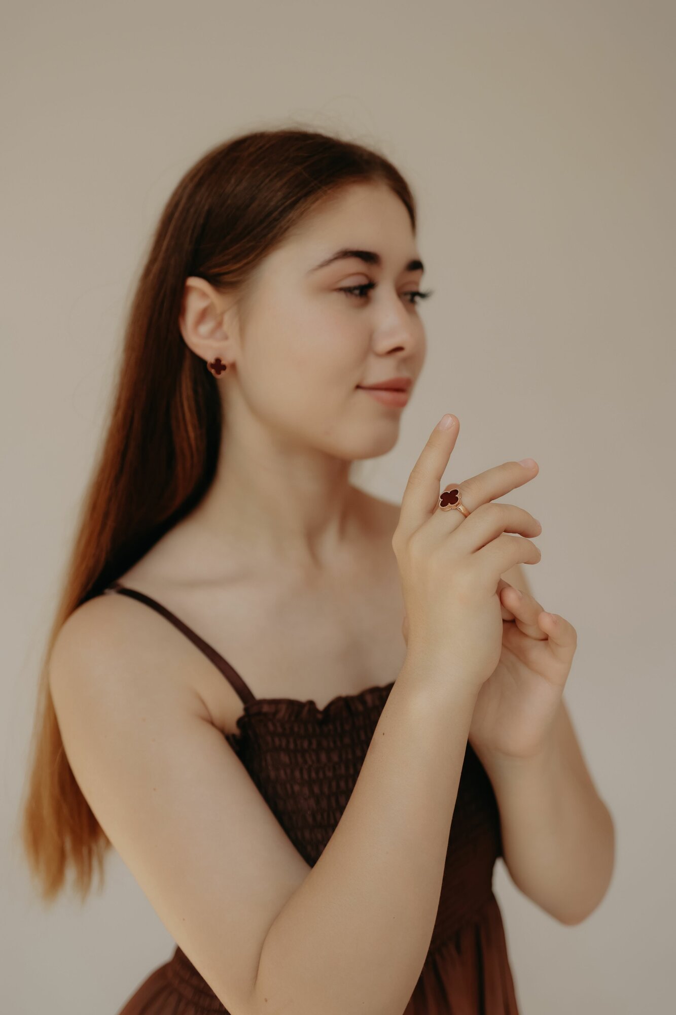 Кольцо тонкое ЗОЛОТАЯ МОДЕЛЬ, серебро, 925 проба, размер 18, золотой — фото 1