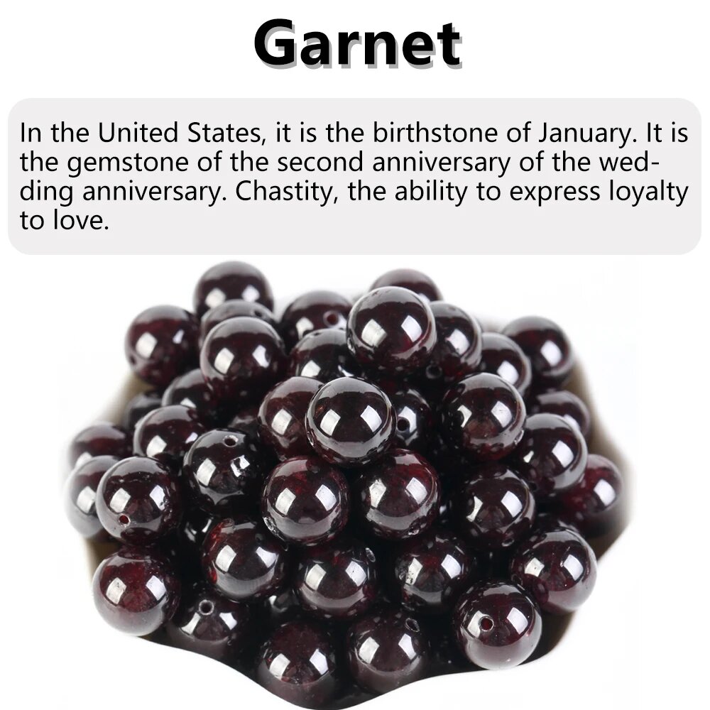 Бусины Garnet бордовые 4 мм, 88-90 шт