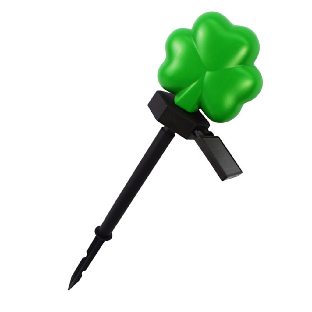 Солнечная лампа из четырехлистного клевера-одинарная