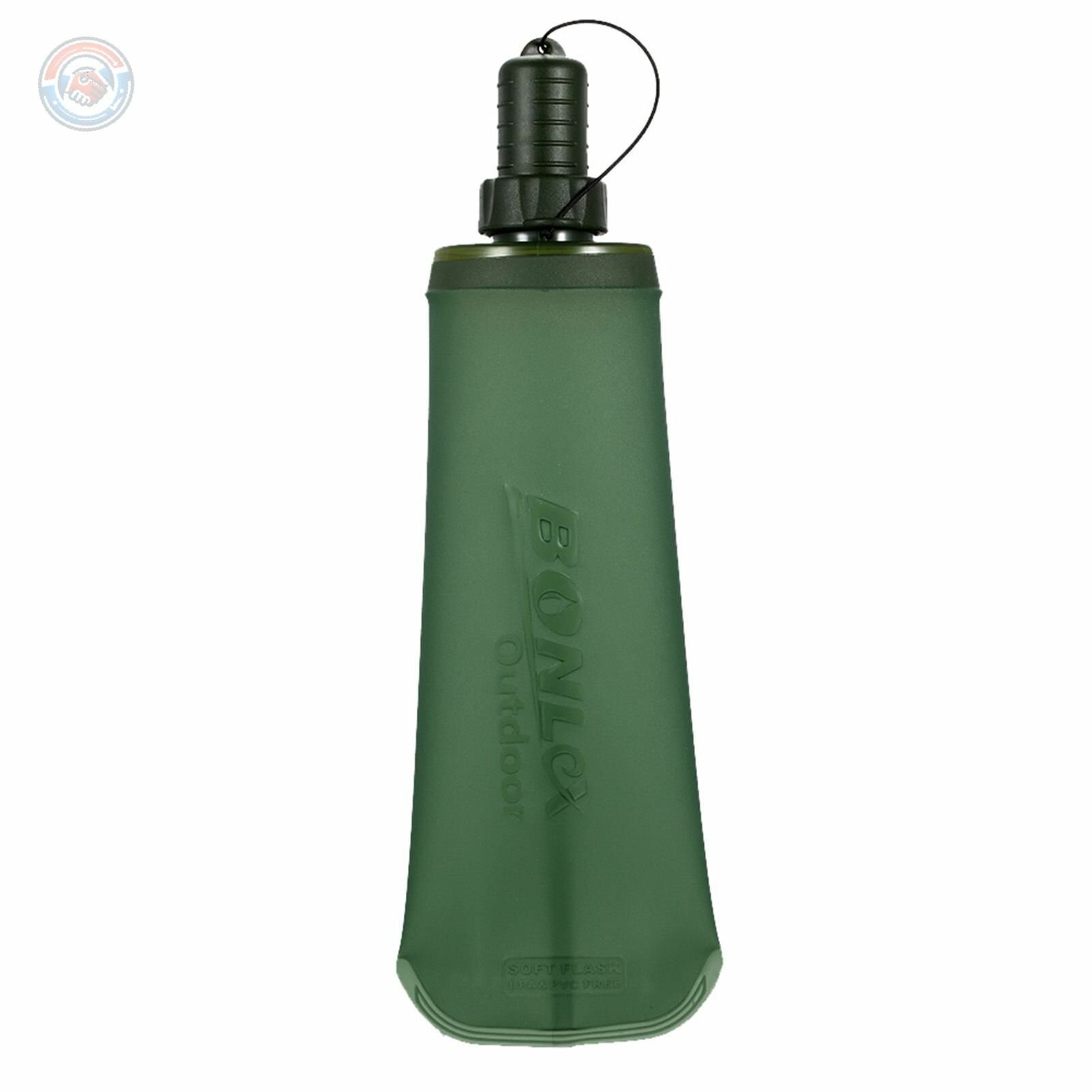 Складная бутылка для воды BONLEX SOFTFLASK 250 мл, мягкая спортивная фляга с прикусным клапаном, компактная гидратация для бега, велосипеда, походов и тренировок
