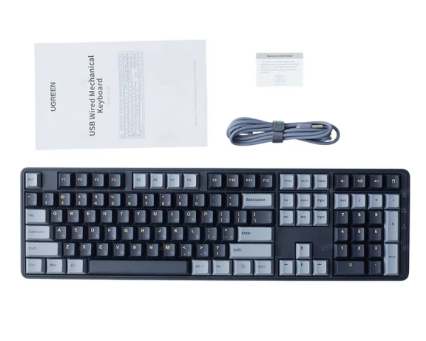 Проводная клавиатура UGREEN KU103 (35214) Black (Черный)