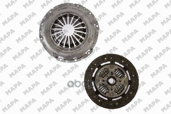 К-кт сцепления! без подш Opel Movano 1.9DTi 01>, Renault Master/Trafic 1.9DCi 03> MAPA арт. 006240509