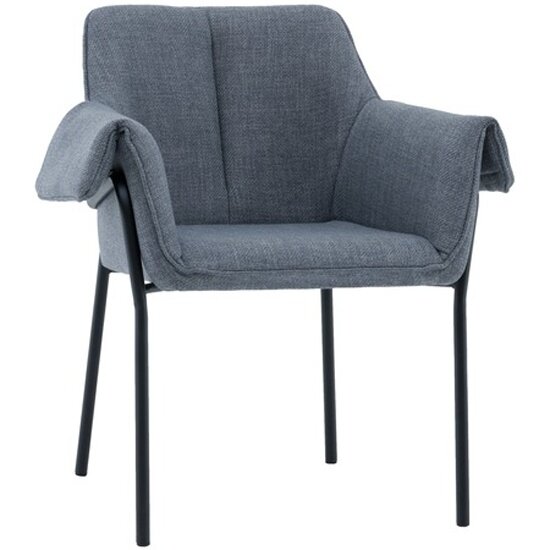 Кресло Stool Group Фальчин рогожка серый