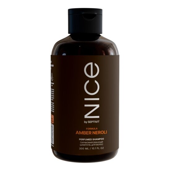 Парфюмированный шампунь Nice BY Septivit Formula Amber Neroli, 300 мл.