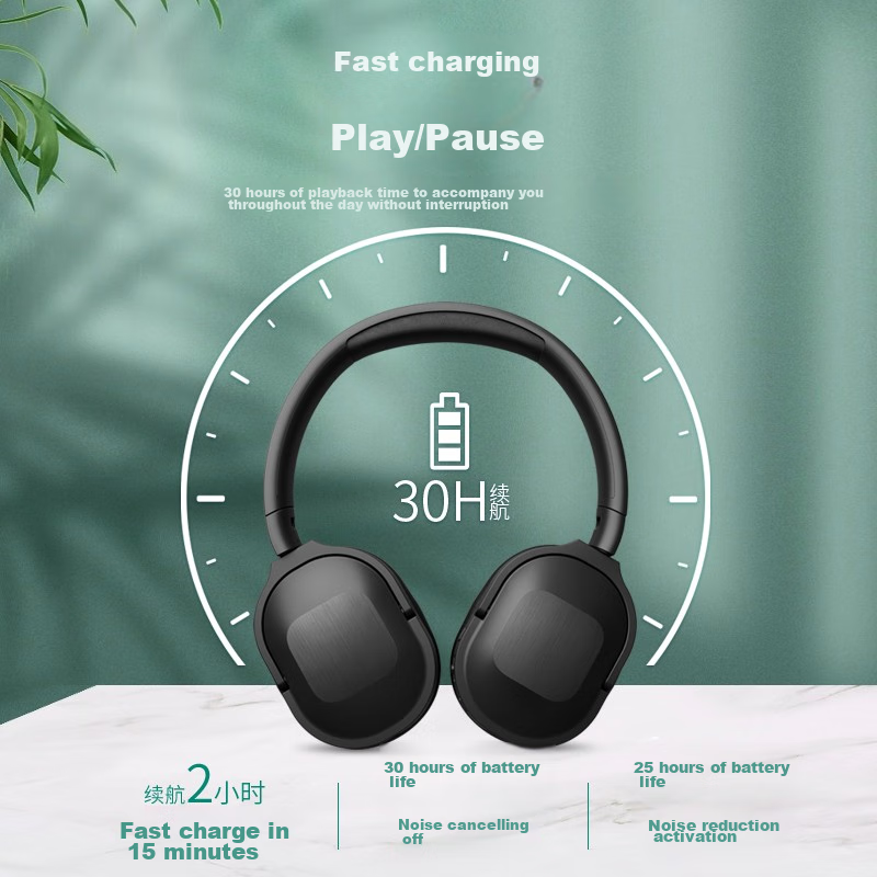 Philips [Government Subsidy 15%] Over-Ear Noise-Cancelling Headphones, Slim Gaming Headphones with Fast Charging, Multi-Device Pairing, Compatible with Apple, Huawei, Xiaomi, Android Phones, TAH6506 Black