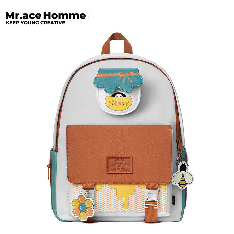 Рюкзак Mr.ace Homme, Honey Series Backpack for Women Students Laptop Backpack Nic, большая вместимость, городской, школьный, для женщин