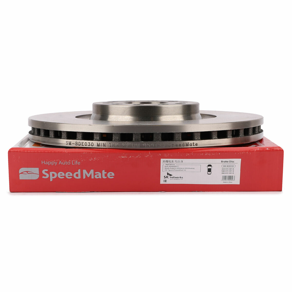 Диск Торм. (340 Mm) Volkswagen (Passat Vii 362, A32) (2010-2015) (Tiguan Ii) (2016-) Skoda (Octavia I(Speedmate Sm-Bde030)