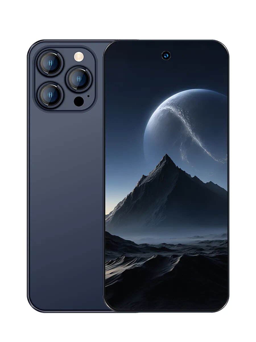 Смартфон техно W&O X200 Pro, телефон андроид, 6.8", 128GB, Bluetooth, Wi-Fi