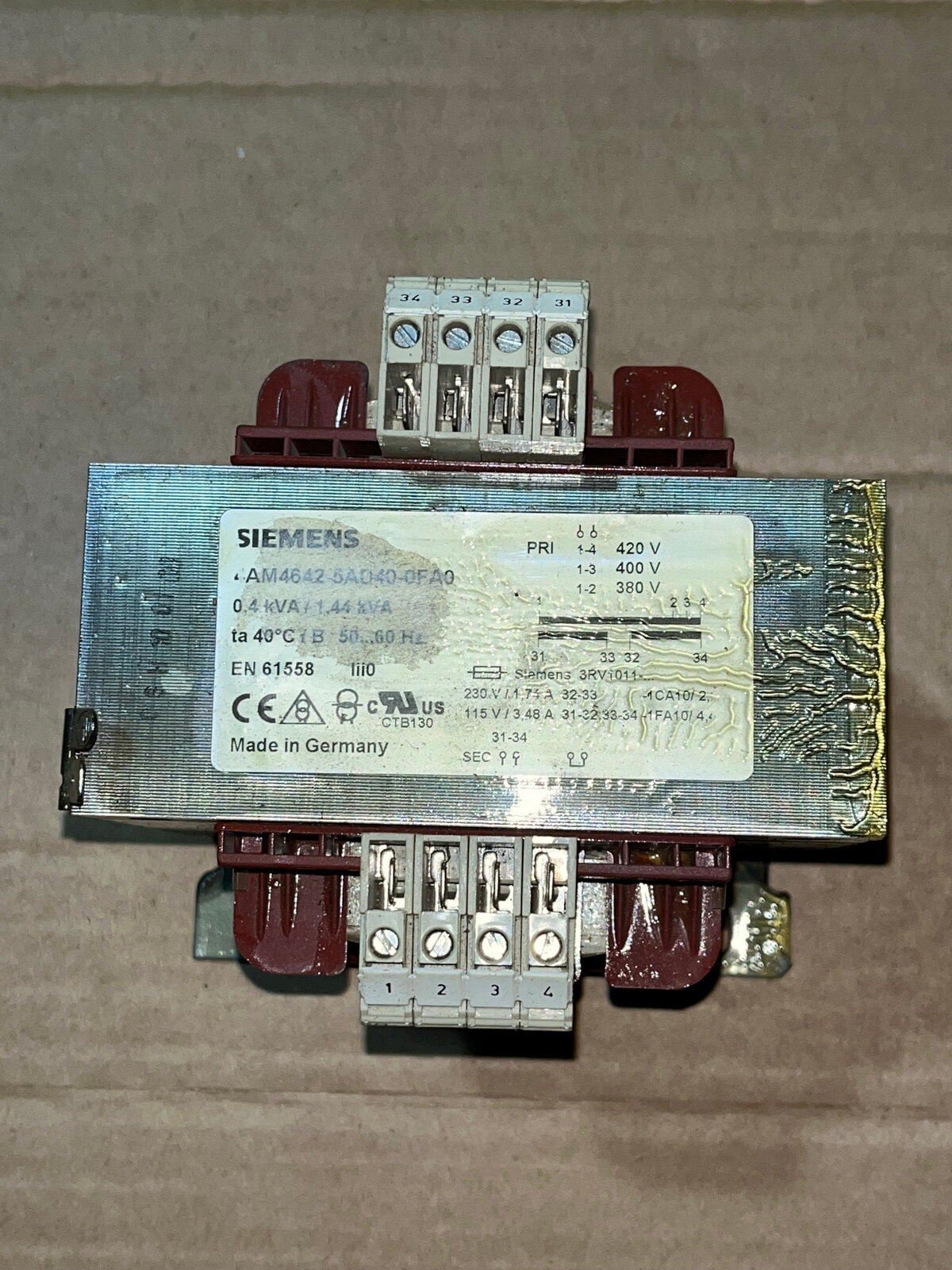 Трансформатор Siemens 4AM4642-5AD40-0FA0 — фото 1