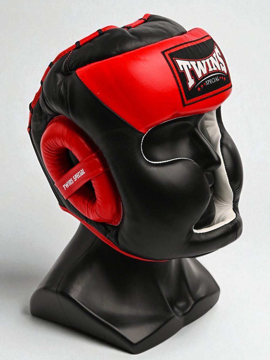 Шлем для бокса Twins Special HGL3-2T Black/Red оригинал оригинал L