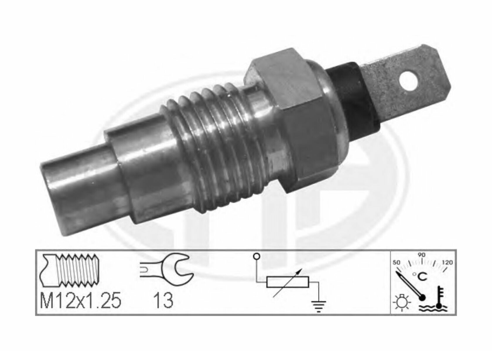 Датчик, Температура Ож\ Nissan Almera N16(Era 330112)