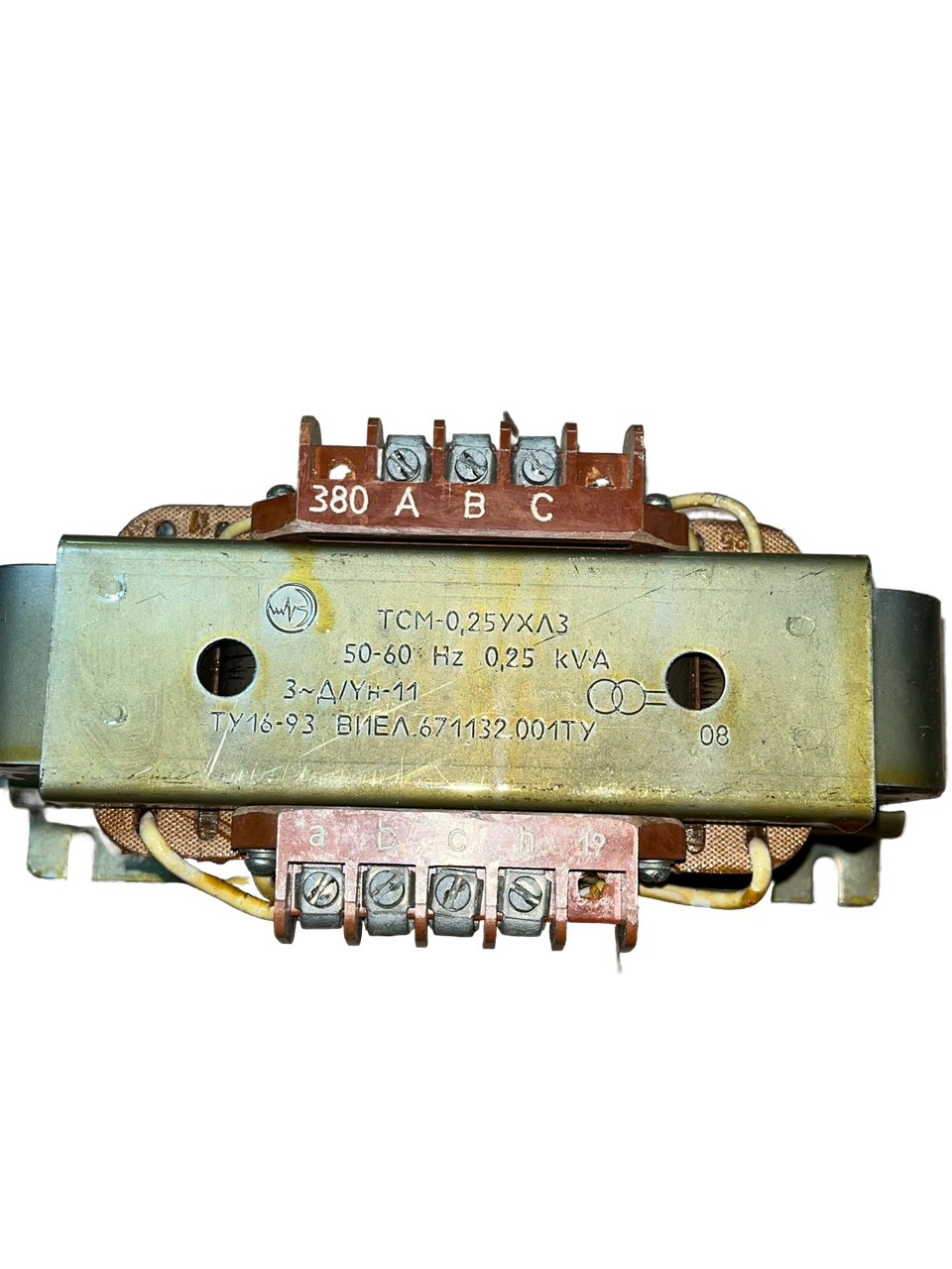 Трансформатор ТСМ-0,25 380/19