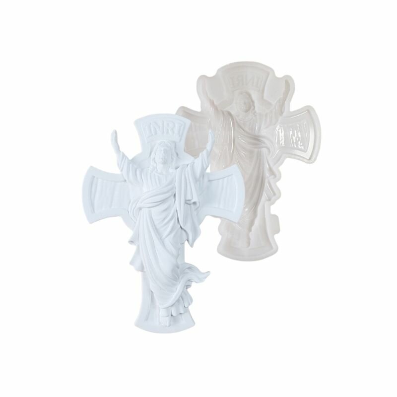 Иисус, полу-трехмерная настенная подвесная декоративная гипсовая форма