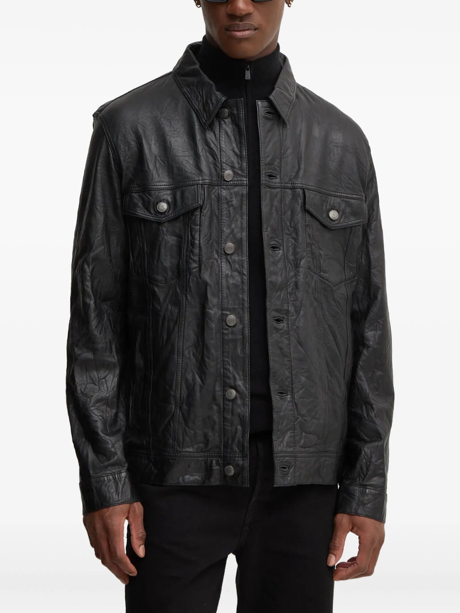 Куртка кожаная