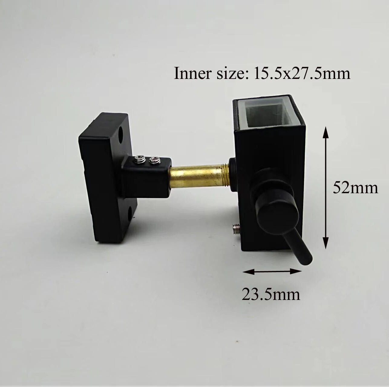 Держатель для душевой штанги Vannan Zelsaide, цинковый сплав, черный, 1 шт