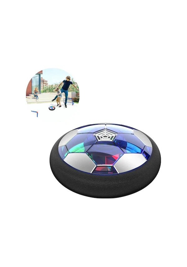Наслаждайтесь игрой в футбол в помещении с перезаряжаемым светодиодным мячом-ховерболом — разноцветным и удобным для установки на мебель