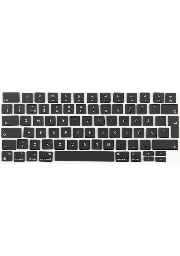 Совместимость с MacBook: A2442 A2485 A2779 A2780 A2991 A2992 A2918, британская версия, большие клавиши Enter, язык: шведский