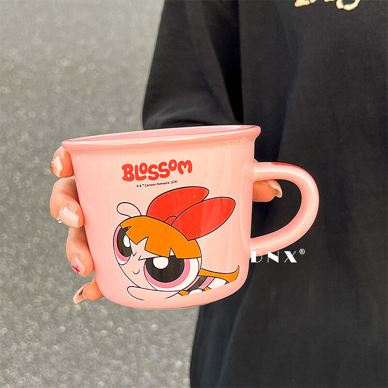 Кружка Powerpuff Girls Керамическая Подарок На День Рождения Девочки Сувенирная Чашка Домашняя Общежитие Стакан Воды Офис