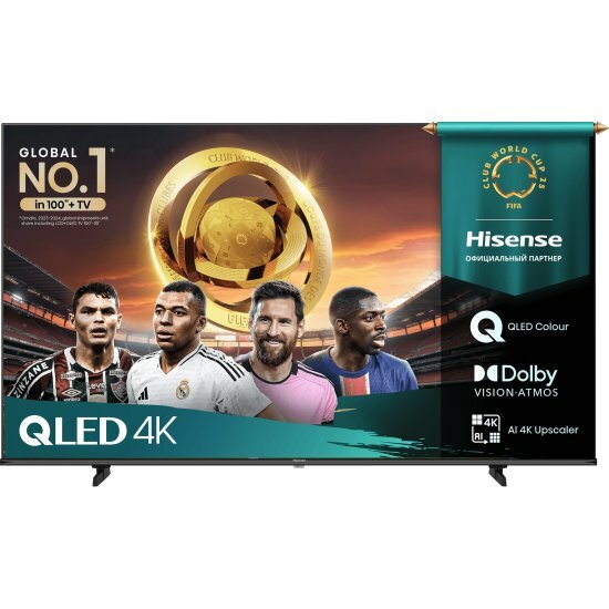 Телевизор Hisense 50E7Q, QLED, 4K Ultra HD, черный