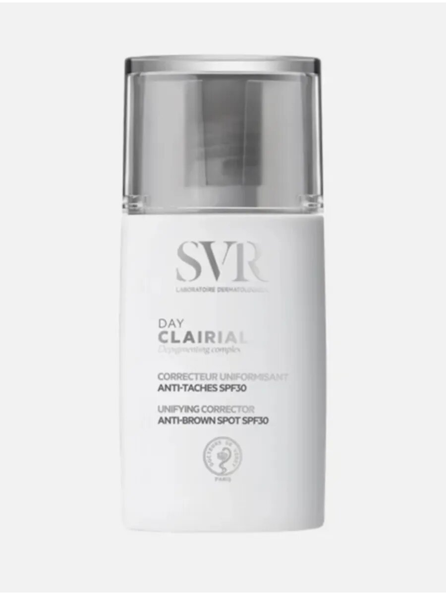 Дневной корректирующий крем для лица для ровного тона кожи SPF30 SVR day clairial