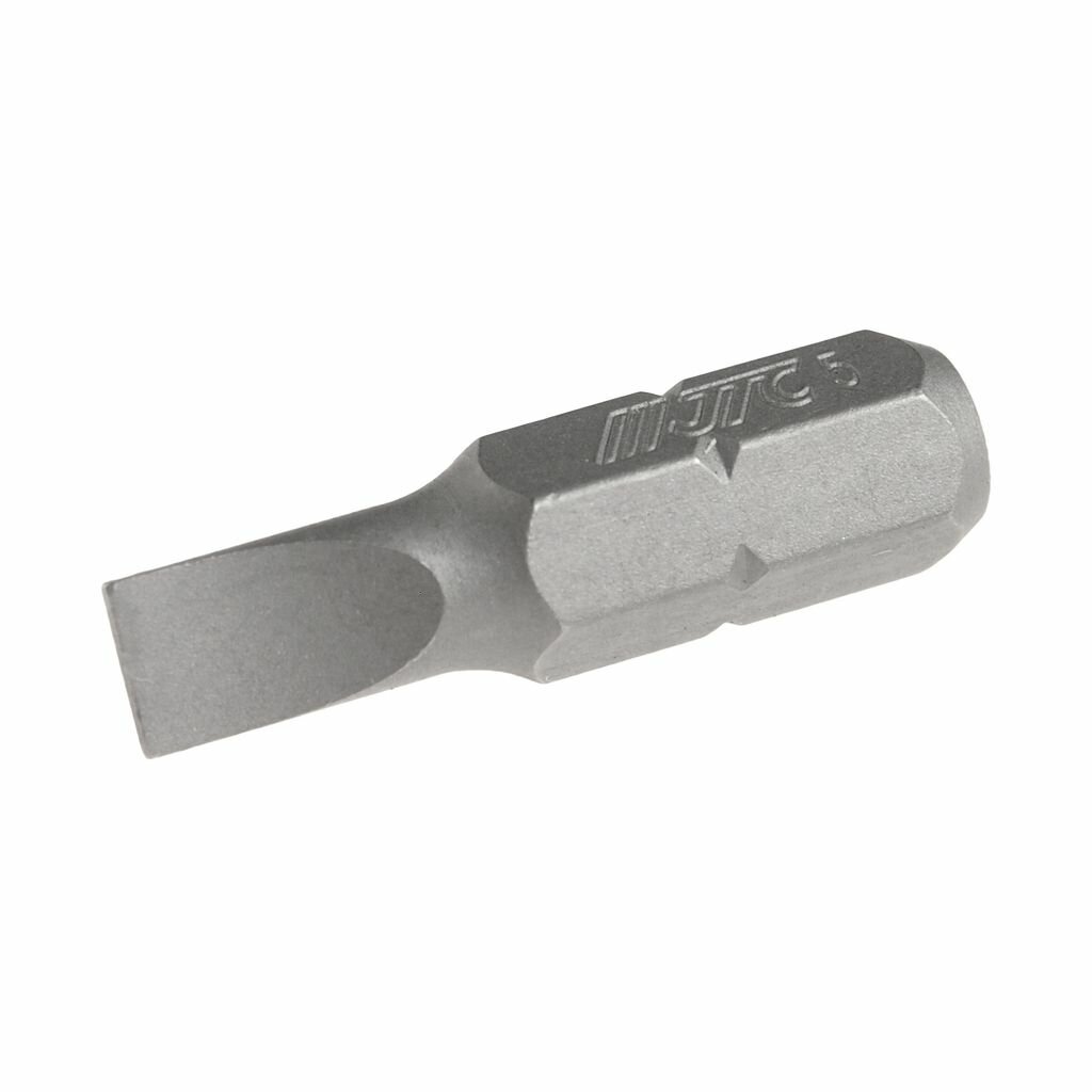 Бита для шуруповерта 1/4" шлицевая 0.8х5х25мм, арт JTC1122505 JTC
