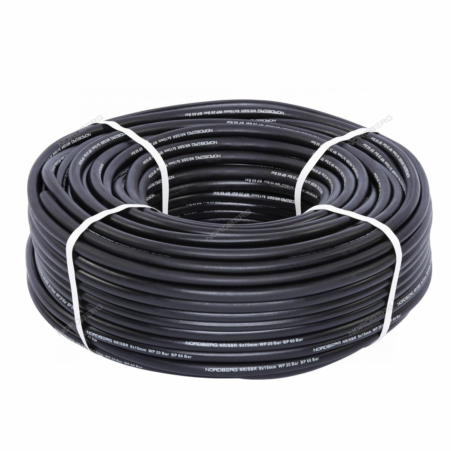 Шланг воздушный, диам. 8х15 мм, прямой, в бухте 100 метров NORDBERG H0815R