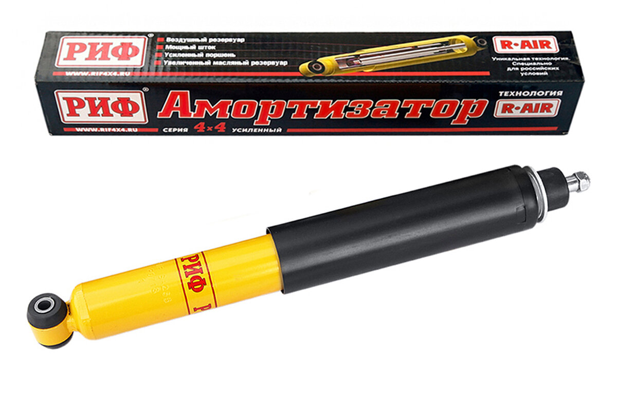 Амортизатор РИФ задний Ssang Yong Rexton XVT усиленный штатный и лифт 0-30 мм арт. SA266