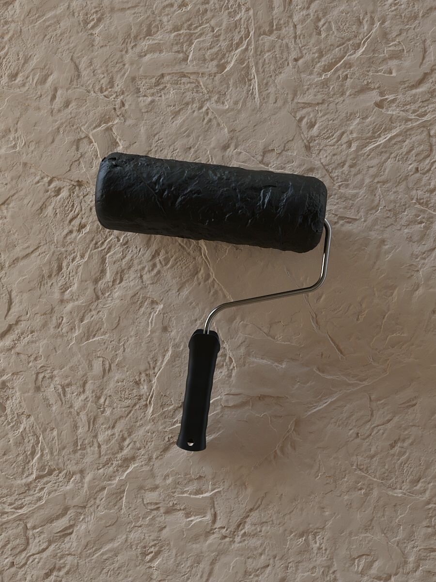 Декоративный валик для стен Индийский сланец 4