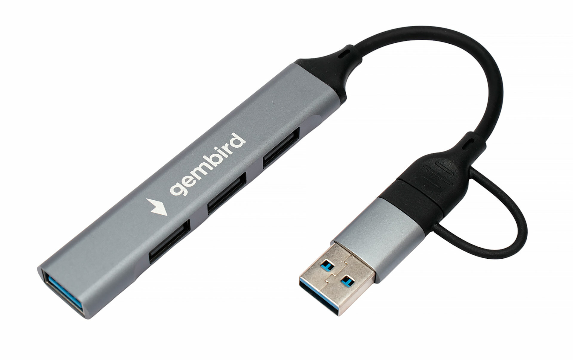 Хаб, разветвитель, USB 3.0 GEMBIRD UHB-C204 4 - port, ext