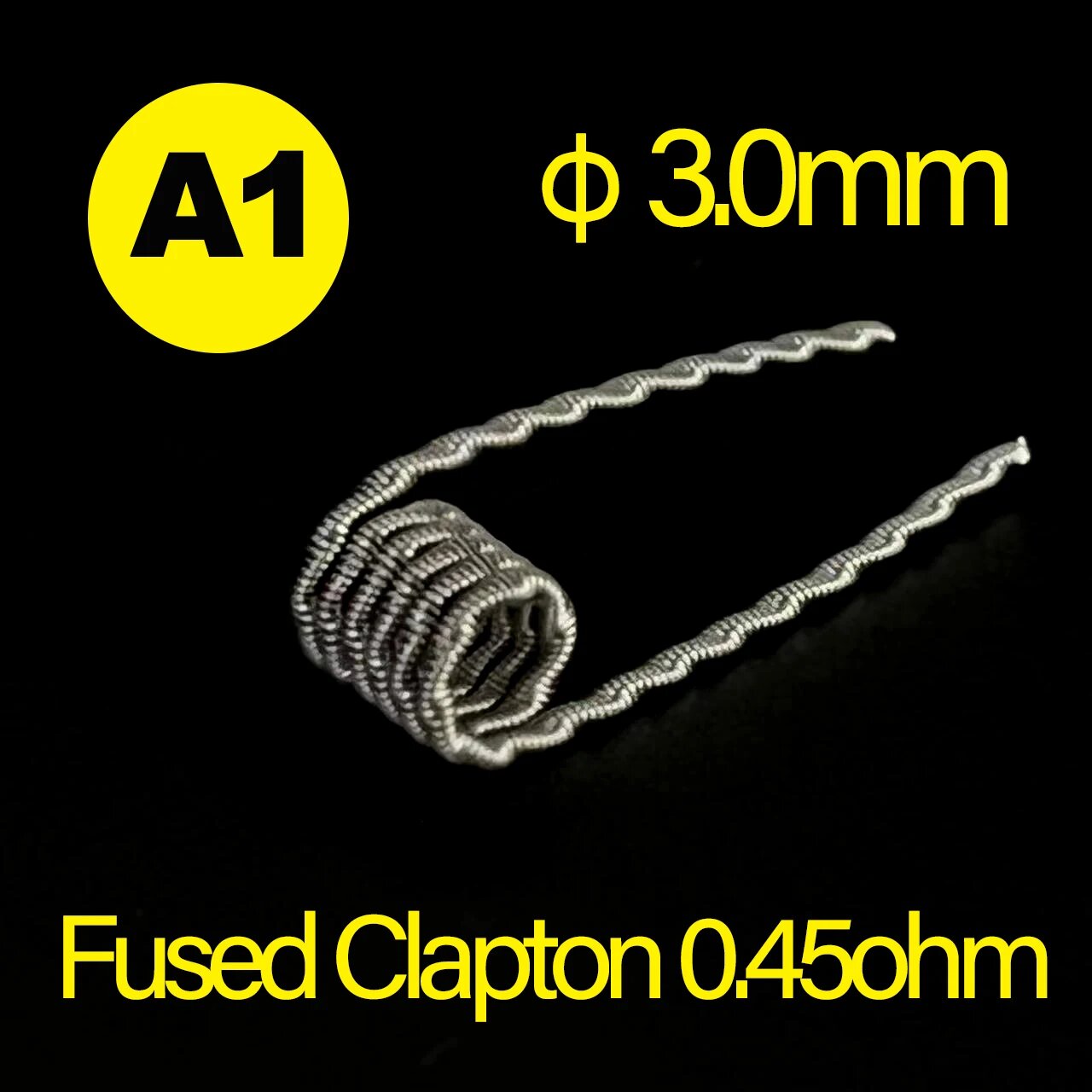 Сменная спираль Fused Clapton 3.0mm 0.45ohm