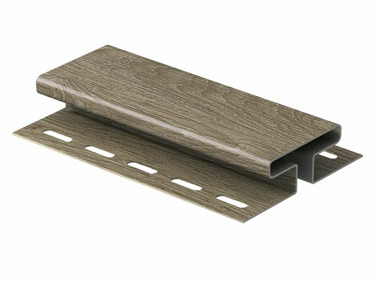 Ю-пласт Н-планка, Тимбер-блок планкен седой, 1 шт