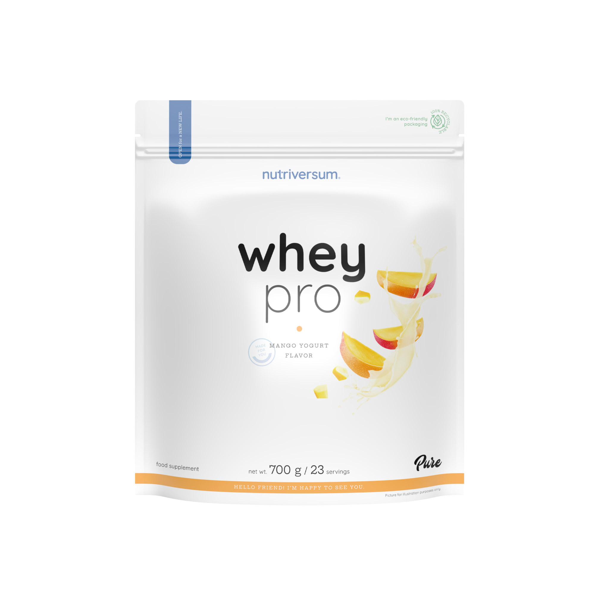 Nutriversum Whey Pro Сывороточный Протеин 700 г со вкусом манго