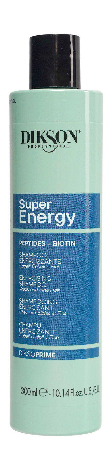 DIKSON Super Energy Peptides-biotin Шампунь для волос для активизации роста ослабленных волос, 300 мл