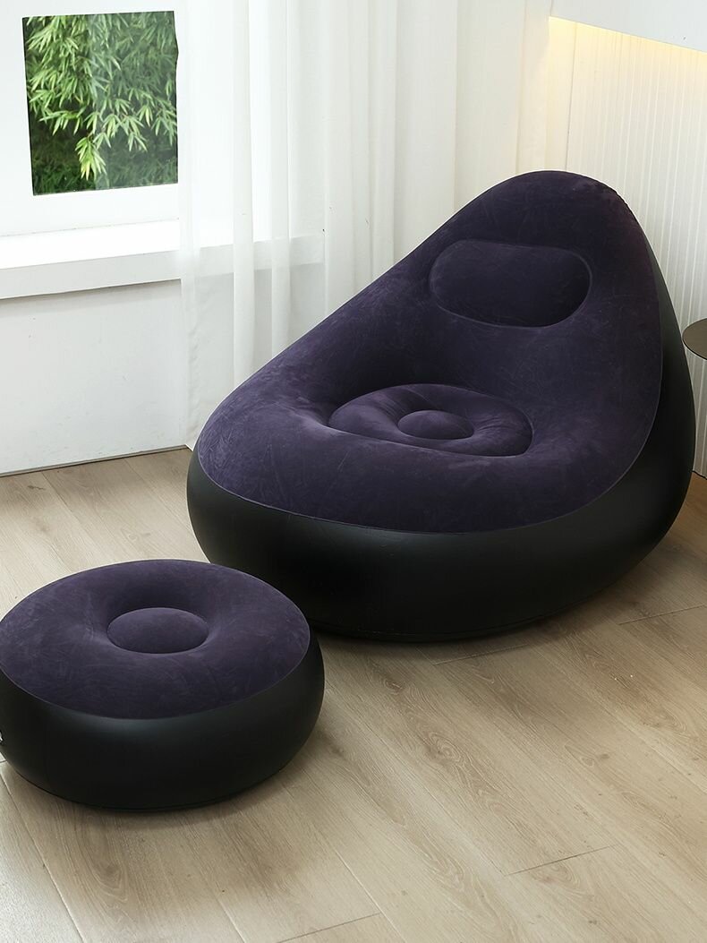 Складной надувной диван с откидывающейся спинкой с одной спинкой lazy sofa