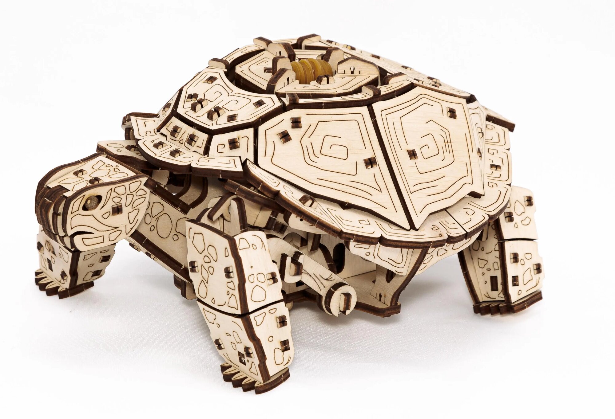 Конструктор деревянный 3D EWA Механическая Черепаха