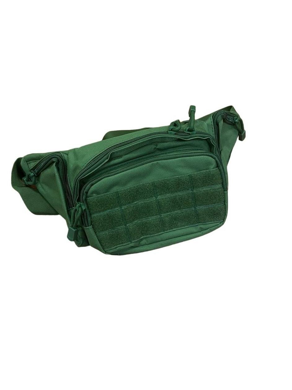 Поясной подсумок Yakeda BK-100, с системой Molle, нейлон, зеленый