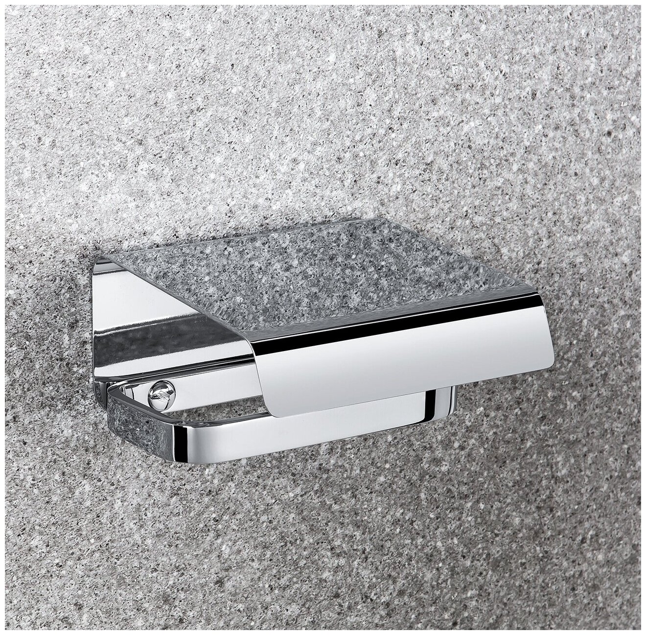 Colombo Design TIME W4291 - Держатель для туалетной бумаги | с крышкой (хром)