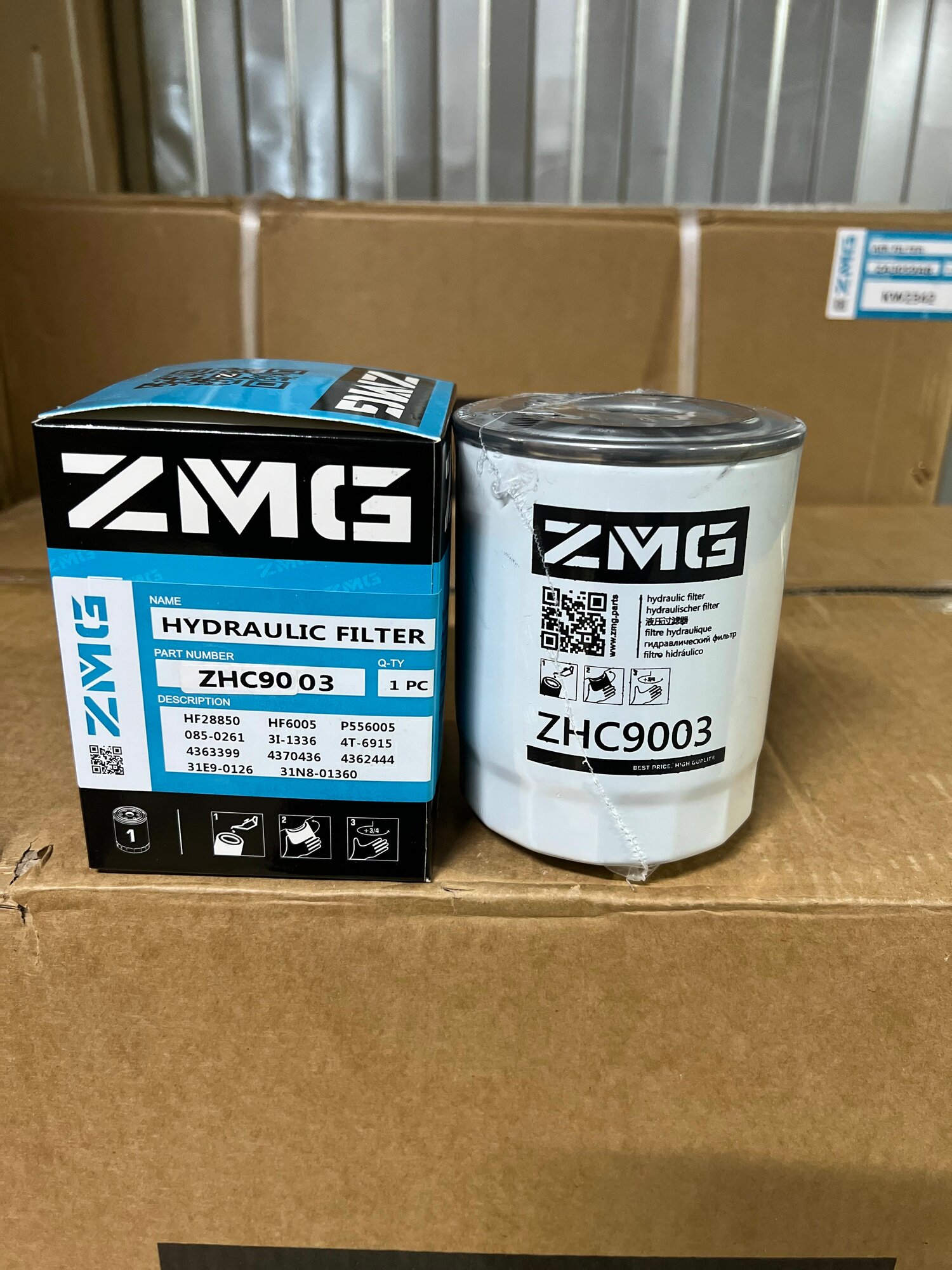 Фильтр гидравлический ZMG ZHC9003 (ST30628; HF28850; HF6005; P556005) CATERPILLAR ISEKI HYUNDAI