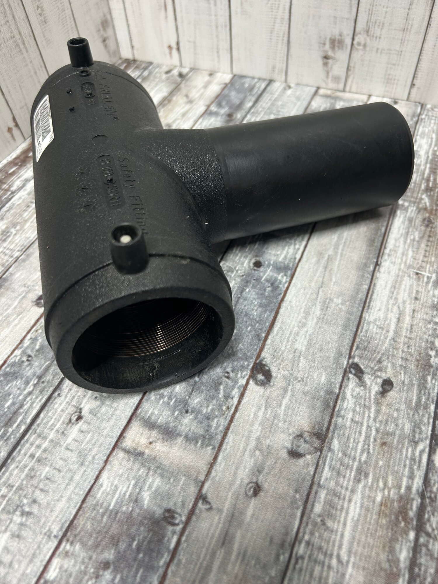 Тройник NTG, для трубы 63мм, электросварное соединение, ПНД, 1 шт