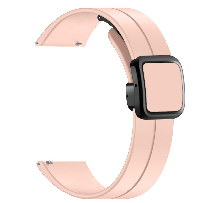 Силиконовый ремешок для часов унисекс YUQING совместимый с Huawei, pink, 20mm EU