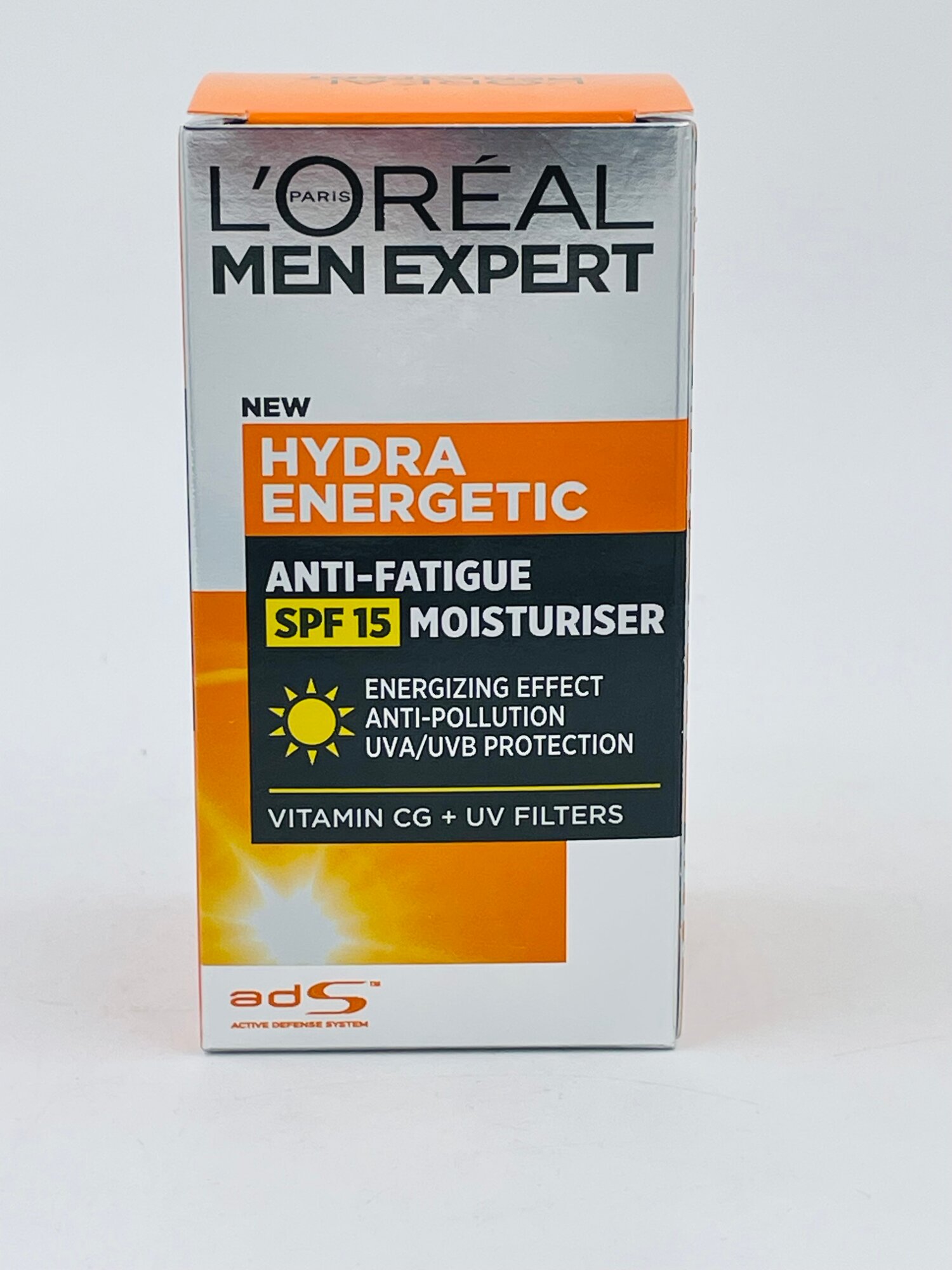 Увлажняющий крем мужской против усталости Men Expert Hydra Energetic SPF15, 50 мл (Франция)