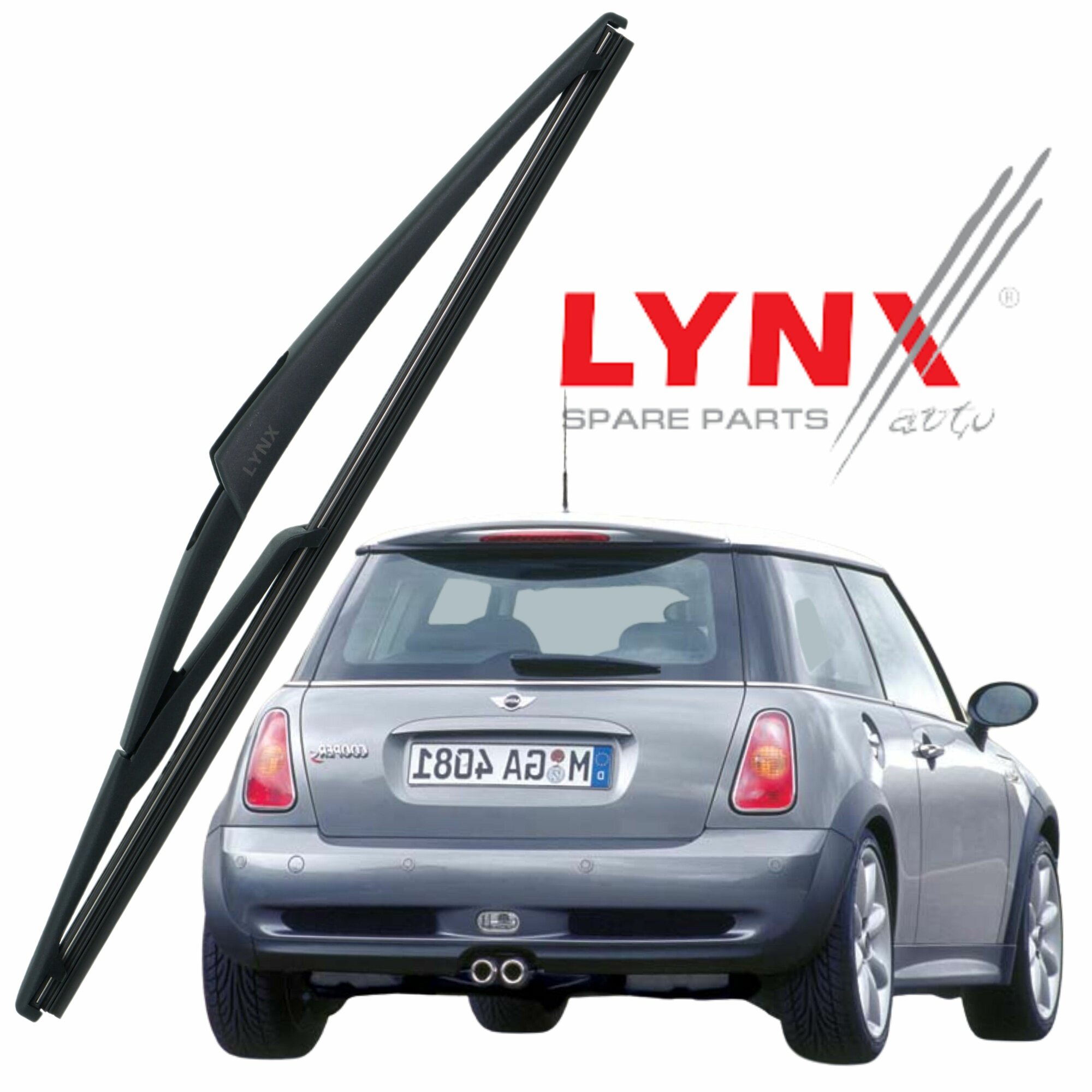 Дворник задний Mini Cooper (1) / Мини Купер 2004 / 2005 / 2006 Щетка стеклоочистителя задняя, 300мм